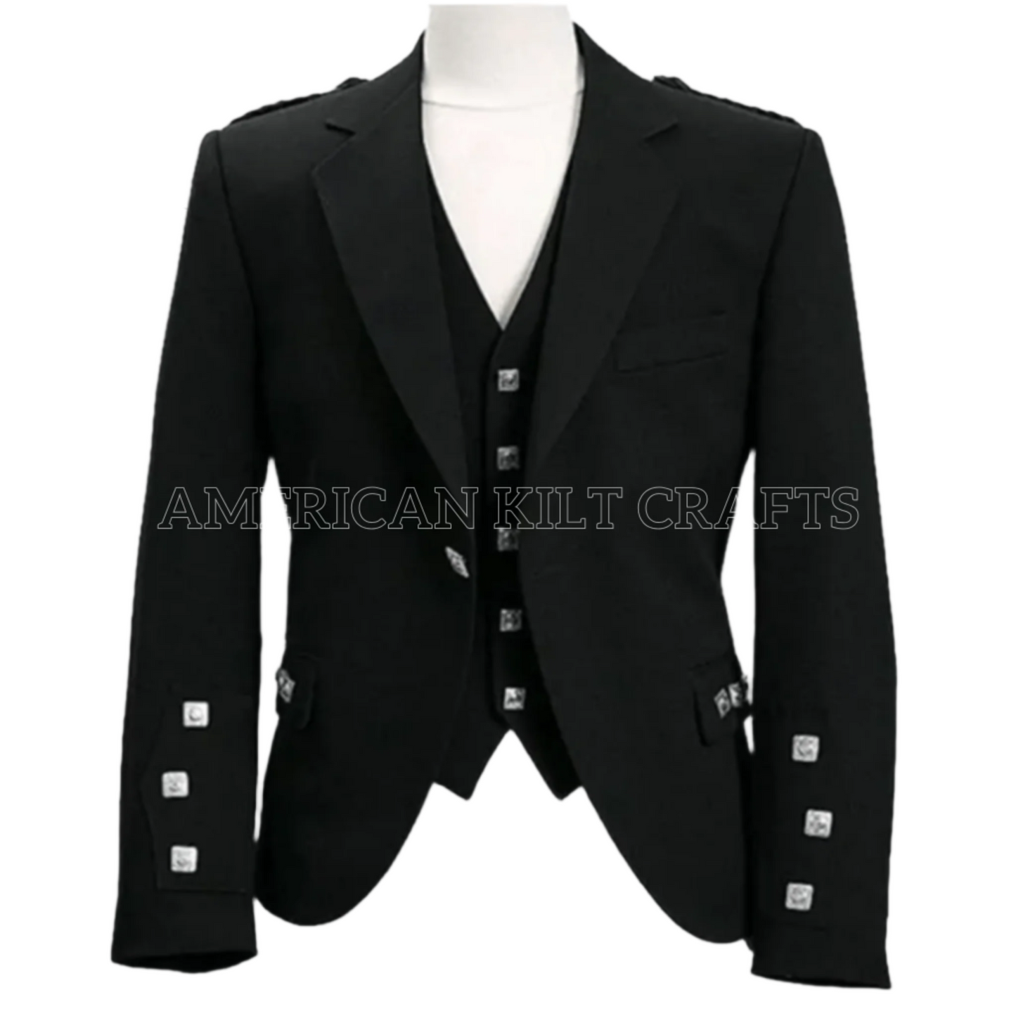 Premium Quality Argyle Kilt Jacket with Vest - Made to order – American ...