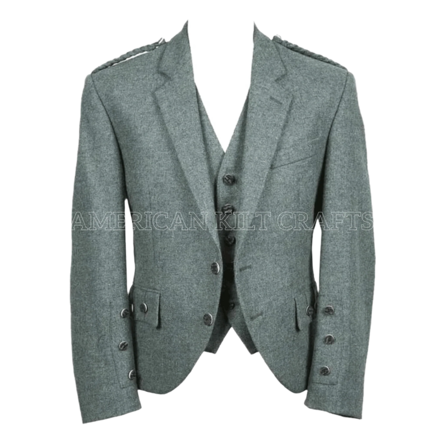 Premium Quality Argyle Tweed Kilt Jacket - Customized Heritage ...